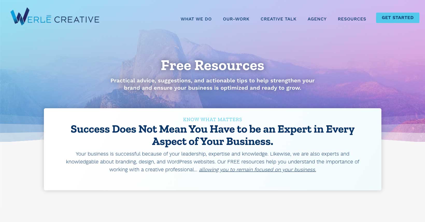 FREE Resources - Werle Creative, LLC